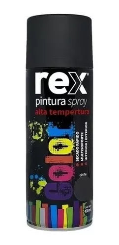 SPRAY NEGRO ALTA TEMPERATURA 400ML REX – Pernopolis