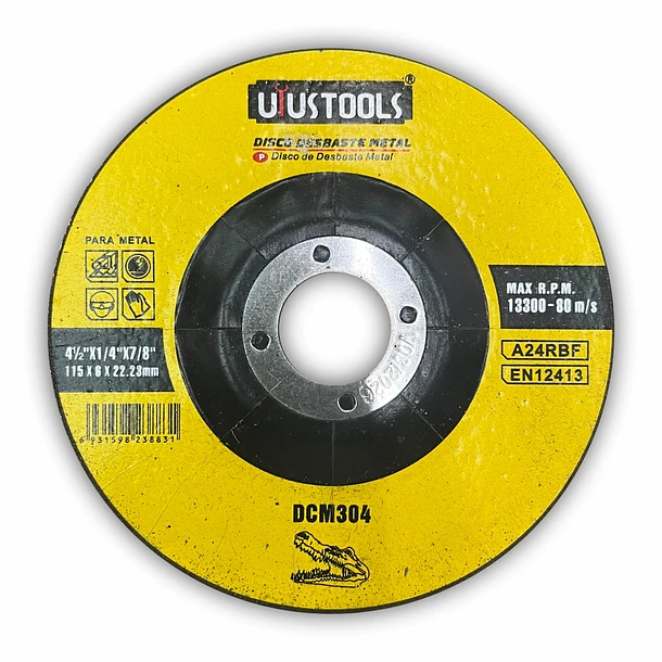 DISCO DESBASTE METAL 4.1/2 X 6MM UYUSTOOLS – Pernopolis