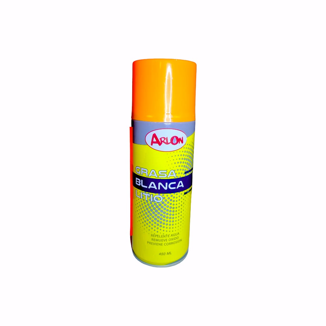GRASA BLANCA DE LITIO SPRAY 450ML ARLON – Pernopolis